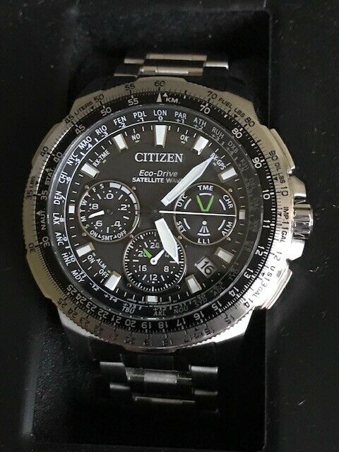 CITIZEN PROMASTER NAVIHAWK SATELLITE WAVE CC9030-51E GPS WATCH ...
