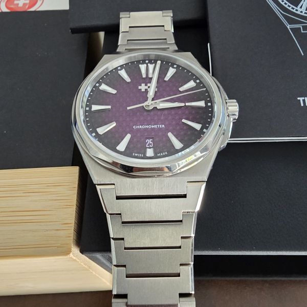 Christopher Ward The TWELVE (Ti) 40mm- Nebula Purple | WatchCharts ...