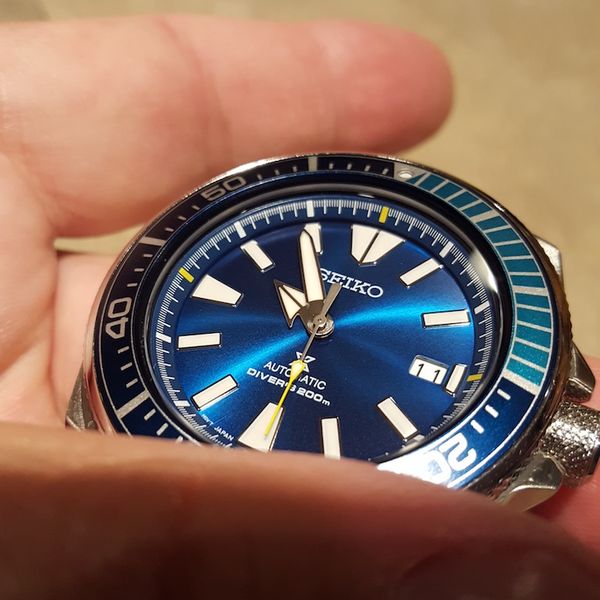 fs - Seiko BLUE LAGOON diver SRPB09 Samurai LIMITED EDITION 200M 2017 Prospex | WatchCharts ...