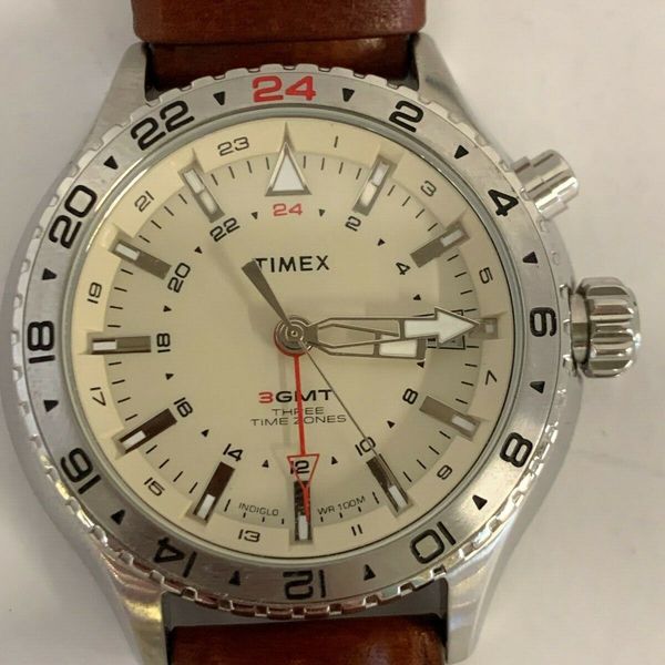 Timex 3 GMT watch Running in nice condition | WatchCharts Marketplace