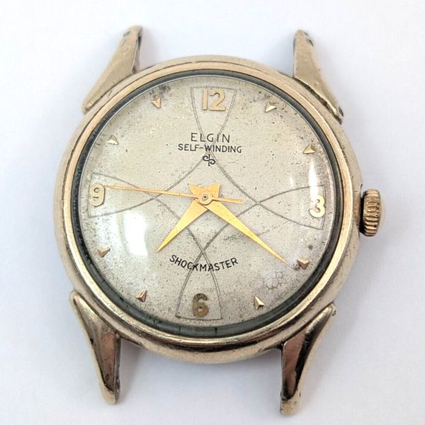 1950s ELGIN Shockmaster Durapower Self-Winding 30mm Watch Movement ...