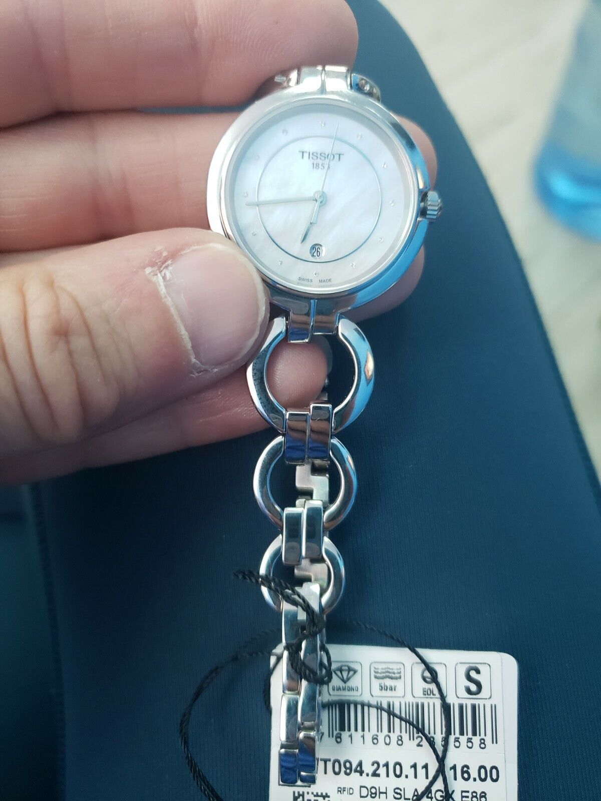 Tissot Flamingo Stainless Steel T094.210.11.116.00 Price as of October 2025 | WatchCharts