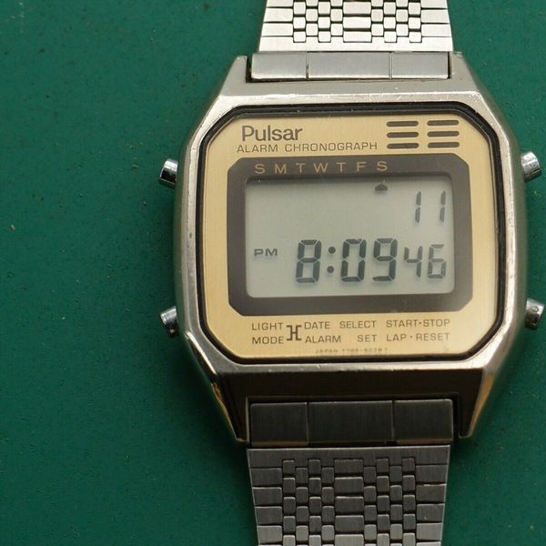 Vintage 70's Pulsar / Seiko LCD Watch Y789-5059 | WatchCharts Marketplace