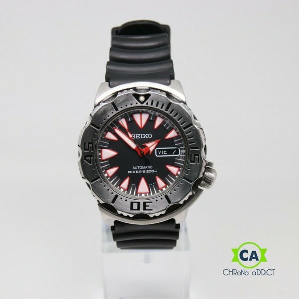 SEIKO SRP313K VAMPIRE MONSTER Men's Diver watch dracula red tooth ...