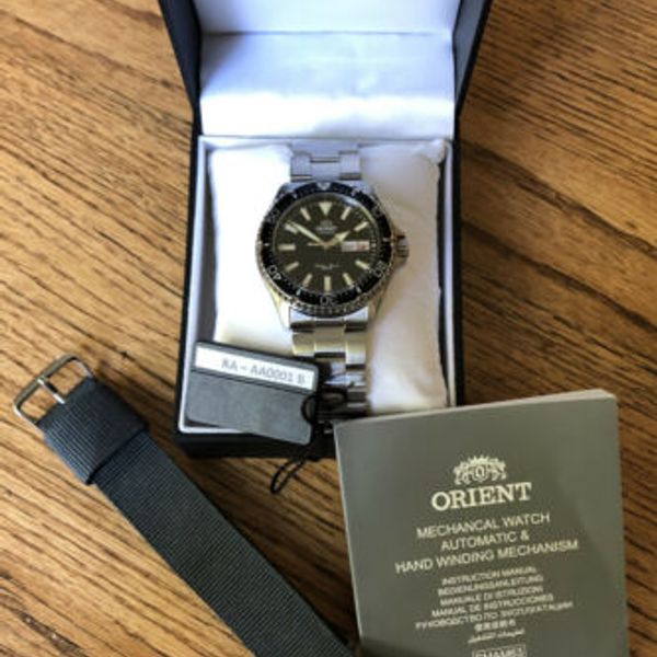 Orient Kamasu watch + NATO strap Included | WatchCharts