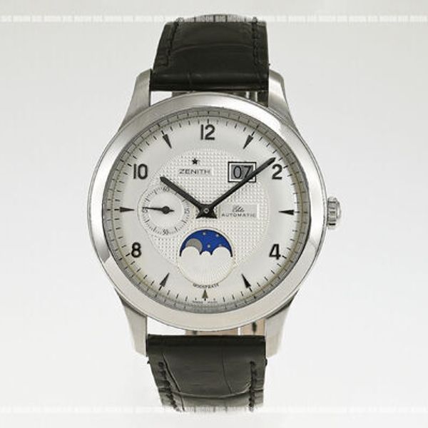 [Used] ZENITH Zenith Class Elite Moon Phase Grand Date 03.1125.691 / 02 ...