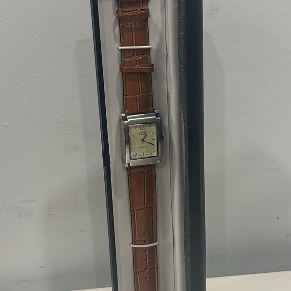 Rare Hinged Lug Embassy Gruen Vintage Men's Tank Dress Watch ...