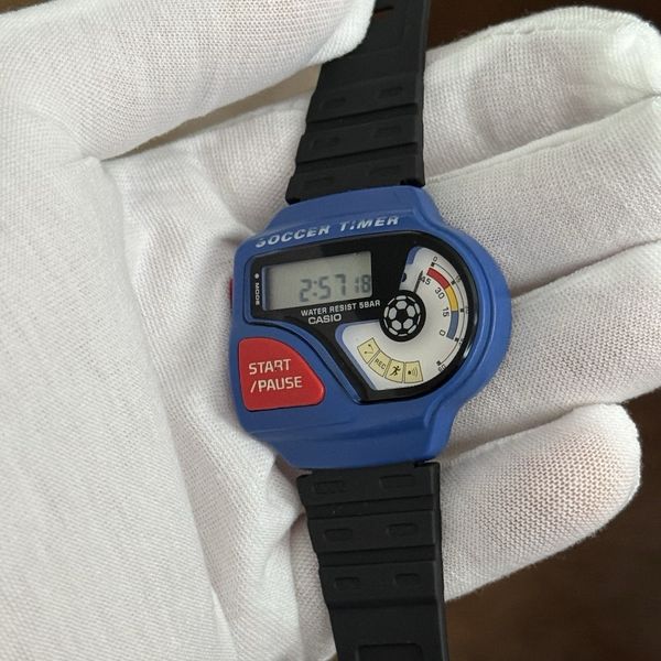 Rare Vintage Casio Soccer Timer SCT-20 Ana-Digi Watch Mod. 799 JDM ...
