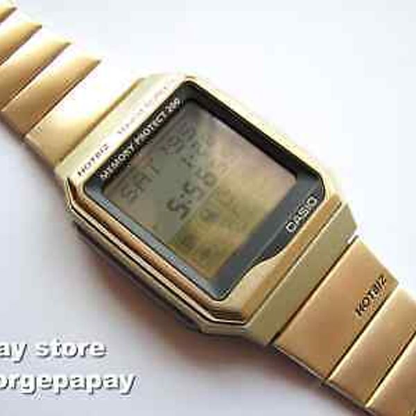 NEW RARE Vintage CASIO VDB-2010G HOTBIZ Memory protect 200 DATA BANK on ...