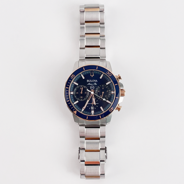 Bulova Marine Star 98B301 Men's watch Quartz Stainless steel ...