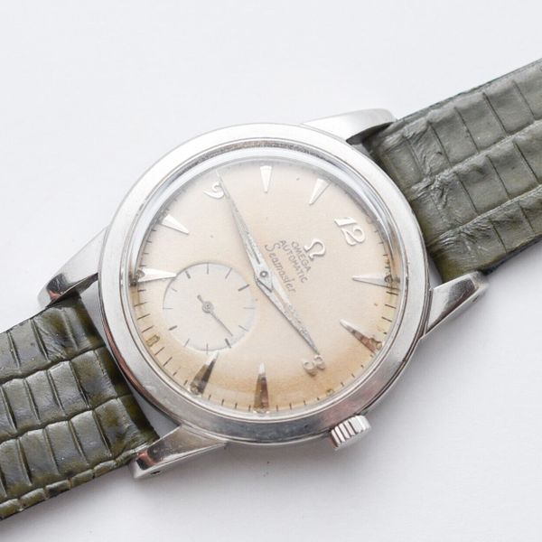 Vintage OMEGA Stainless Steel Seamaster 2576 Bumper 342 Automatic Watch ...