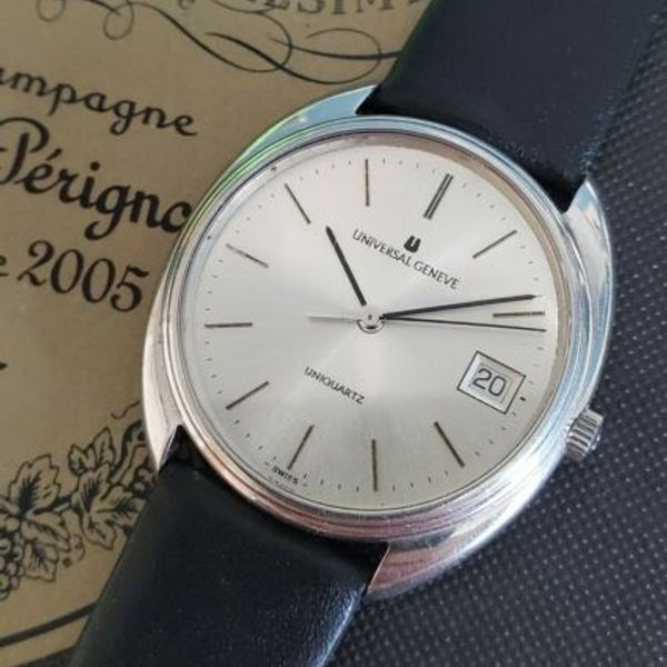 Vintage Universal Geneve Uniquartz Watch | WatchCharts Marketplace