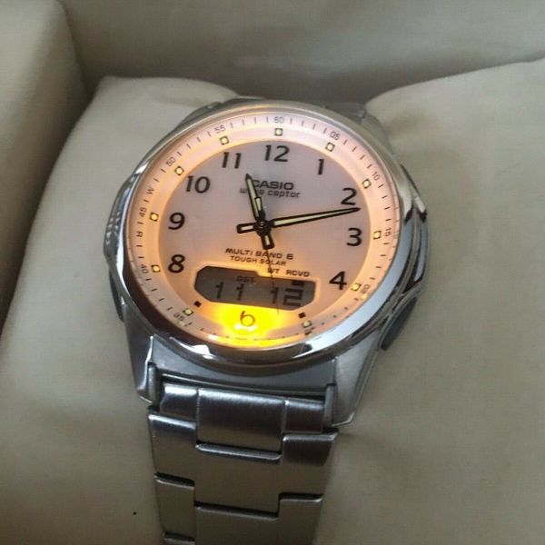 Casio Multiband 6 Waveceptor Tough Solar WVA-M630 Module 5161 Ana-Digi ...