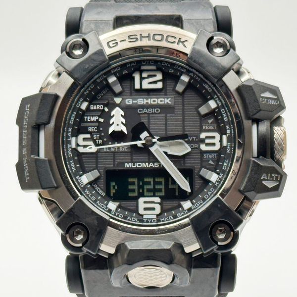 Mint CASIO G-SHOCK CARBON MUDMASTER Radio Tough Solar GWG-2000-1A1JF ...