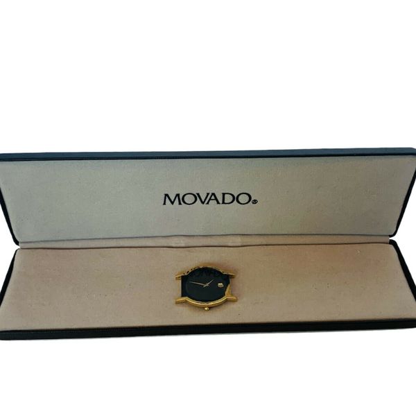 Movado Watch Face Black Gold 87-40-870 for wristwatch with case 1042161 ...