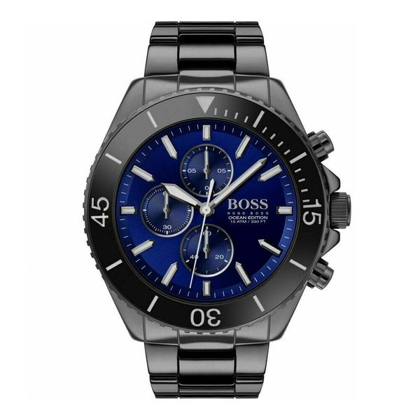 Hugo Boss Ocean Edition Watch Steel Men's Wristwatch WR: 100 m ...