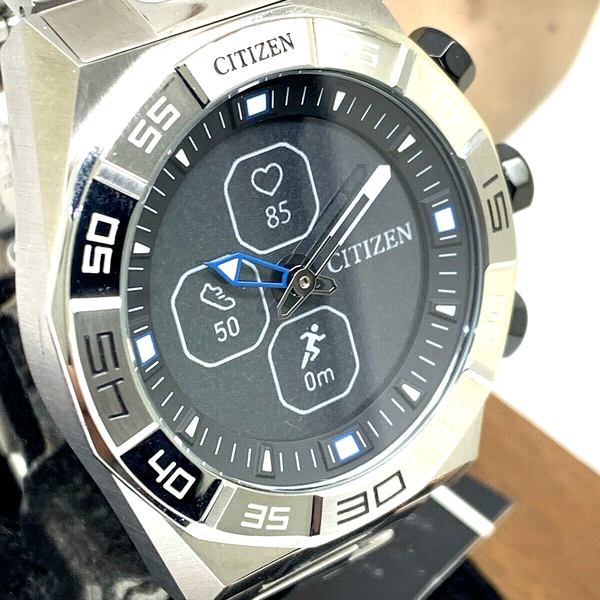 Citizen Men's Watch JX1001-51E CZ Smart Smartwatch Hybrid Black Dial ...