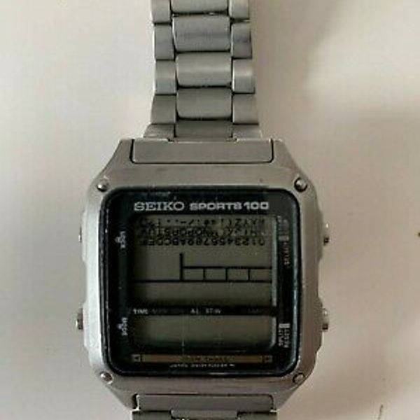 Vintage Seiko Sports 100 Memory D410-5030 Digital Data - Armbanduhr ...