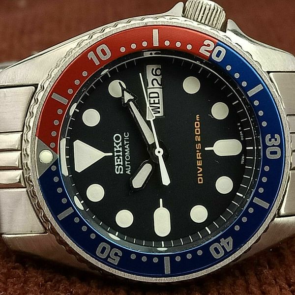 SEIKO SCUBA DIVER 7S26-0030 SKX015K2 AUTOMATIC MEN'S WATCH SERIAL ...