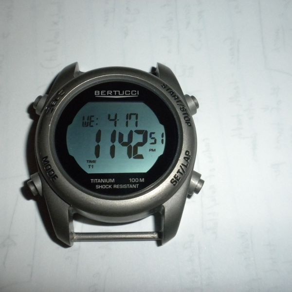 FS: Bertucci G-1T Durato, Titanium Digital $80 | WatchCharts Marketplace