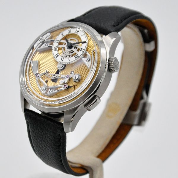 Christopher Ward C1 Bel Canto Chime 41mm Brown Titanium C01-41APT3-T00A0 Leather | WatchCharts ...