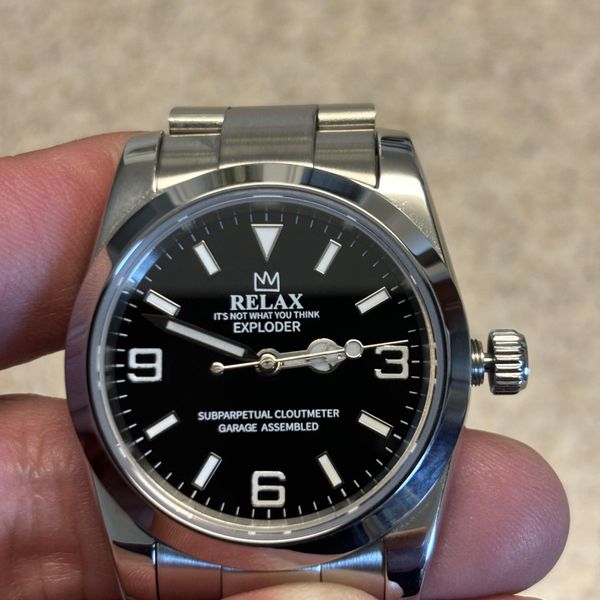 [WTS] Relax Exploder 36mm *mint* $215 ???? | WatchCharts Marketplace