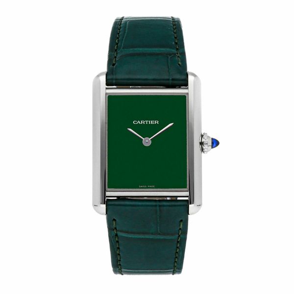 Cartier Tank Must Monochrome Green (WSTA0056) Market Price | WatchCharts