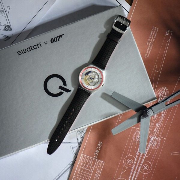 SWATCH: X 007 Q2 No Time To DIE James Bond BRAND NEW SS07Z102, Limited ...