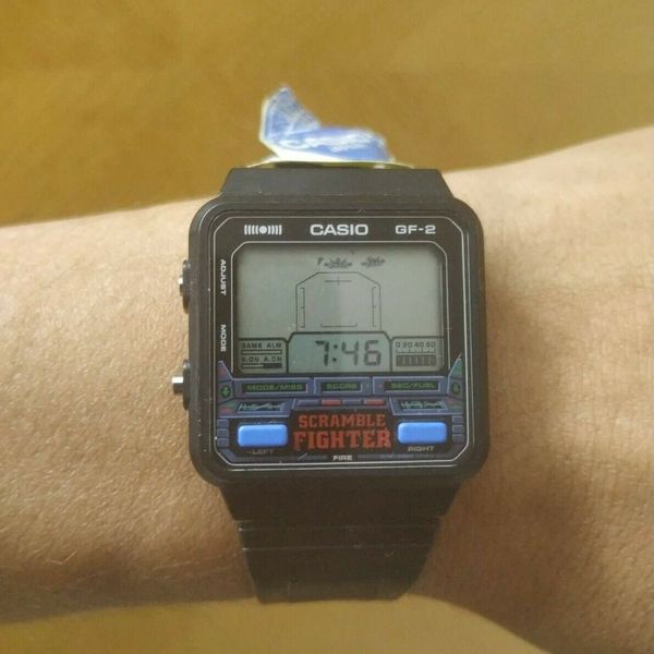 AA ULTRA RARE VINTAGE CASIO 685 GF-2 MEN'S DIGITAL WATCH 1980s SCRAMBLE ...