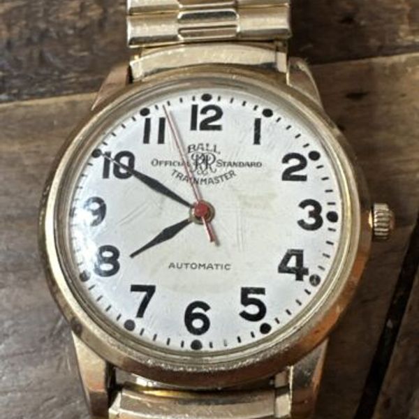 Vintage Men’s Ball Official Rail Road Standard Trainmaster Automatic ...