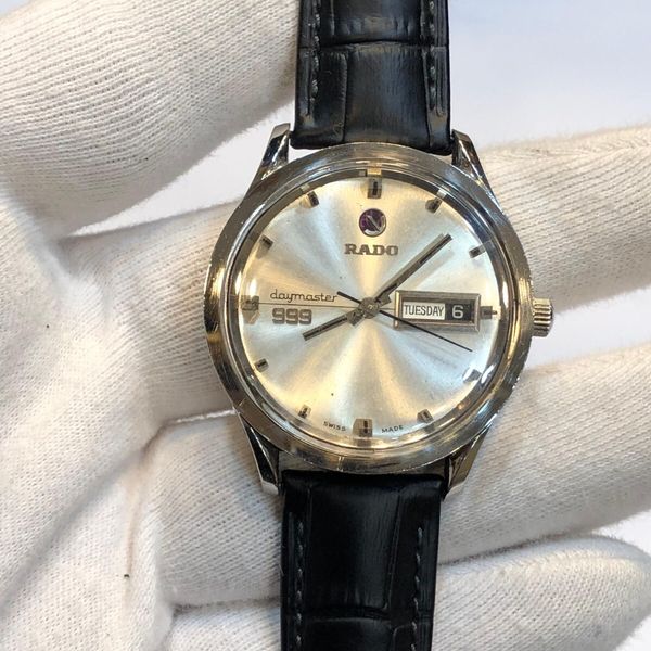 VINTAGE RADO DAY MASTER 999 25 JEWELS MENS AUTOMATIC SWISS MADE WATCH ...