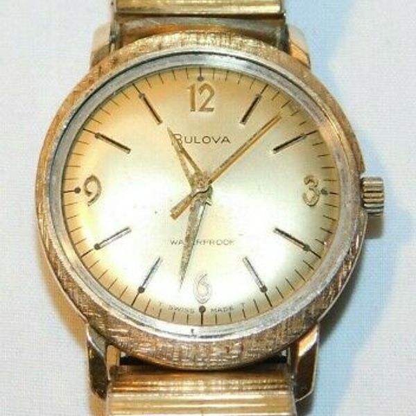 Vintage Bulova 17 Jewel Mans Wristwatch Watch | WatchCharts