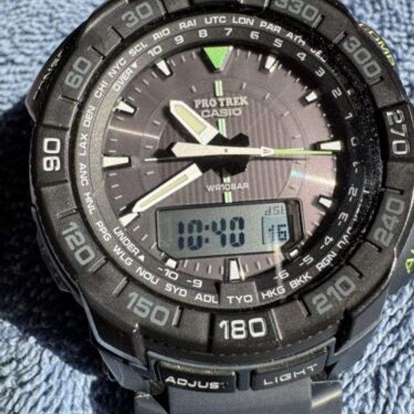 Casio Protrek Tough Solar Triple Sensor Watch PRG-550 Used | WatchCharts Marketplace