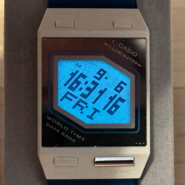 [WTS] Casio FS-00 Dual Time Film Watch Data Bank Digital 2190 Module ...