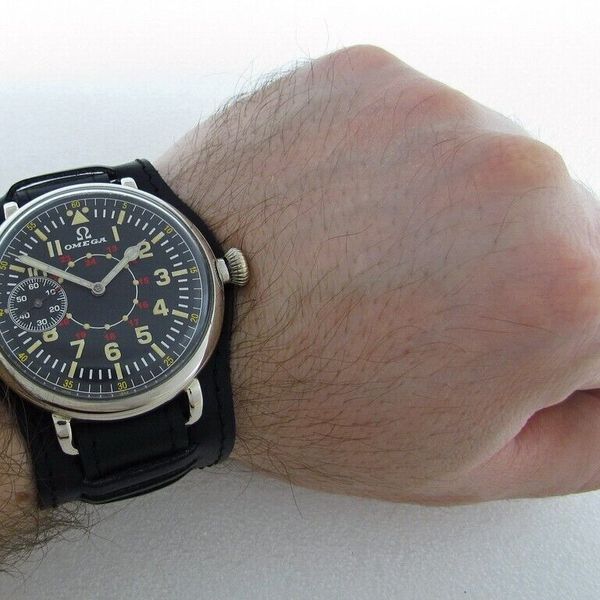 Omega Laco Aviator FLIEGER Luftwaffe Pilot WW2 Vintage 1939-1945 Swiss ...