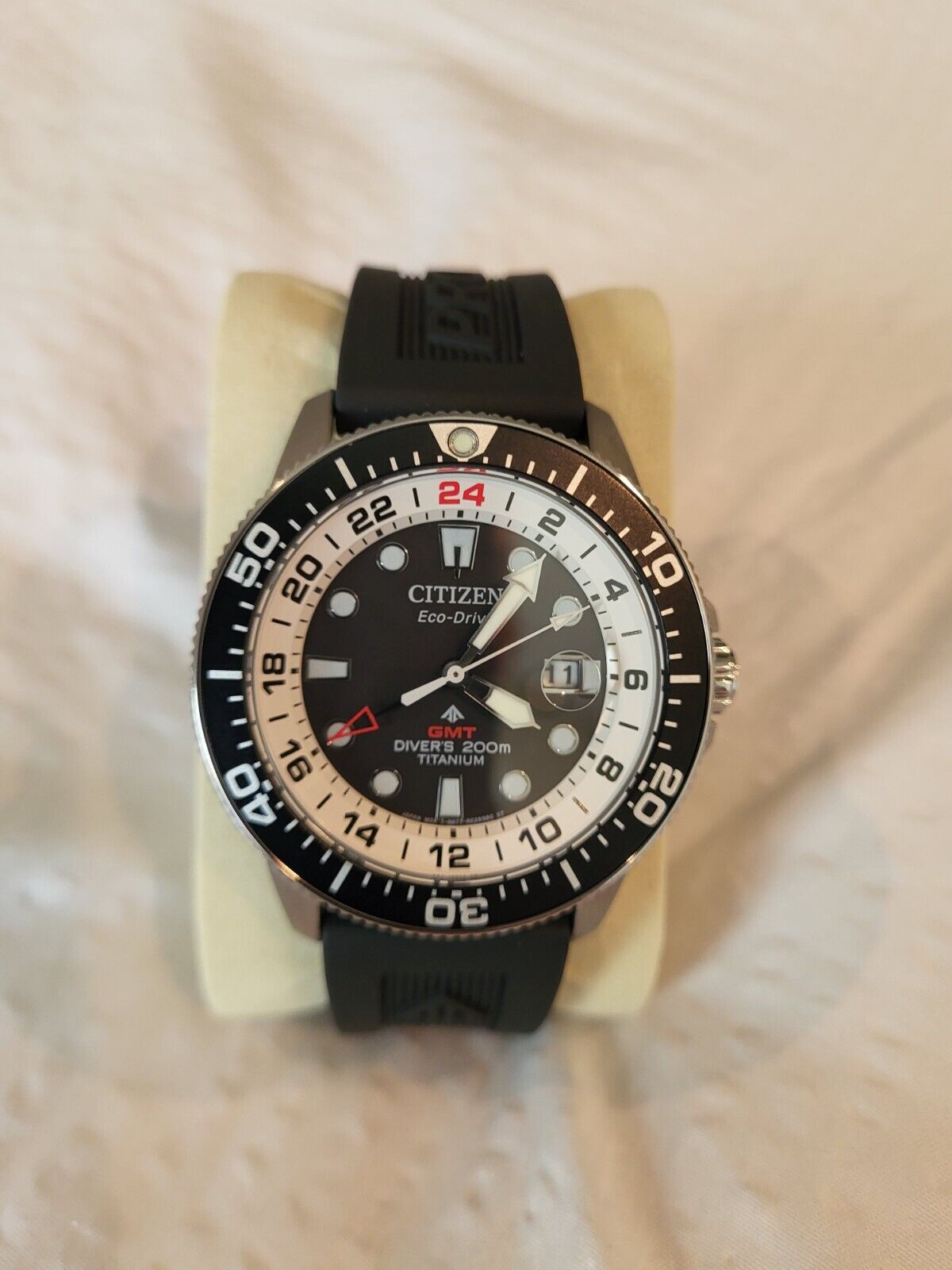 Citizen Promaster Super Titanium GMT Eco-Dive Dive Watch, BJ7110-11E ...