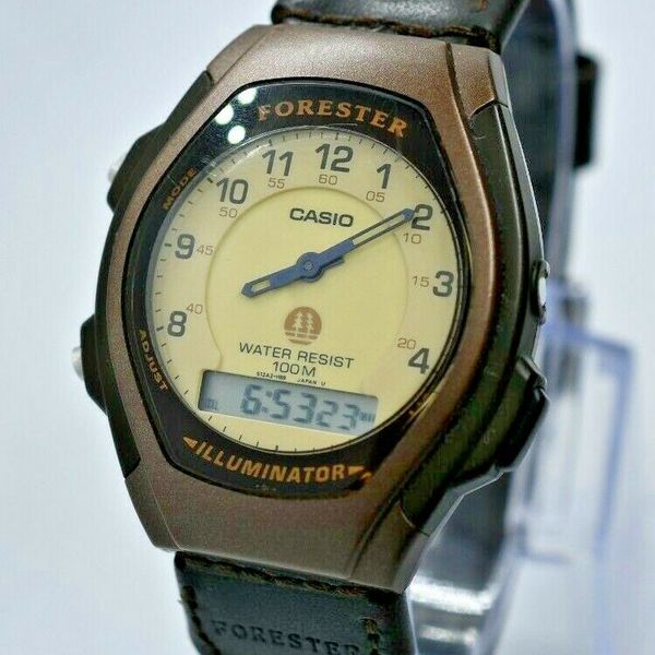 Casio Forester FT-600W Digi-Ana Back Light Dual Time Alarm Date ...