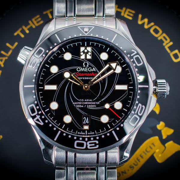 OMEGA Seamster 300m James Bond 50th Anny Limited BOX & PAPERS 210.22.42 ...