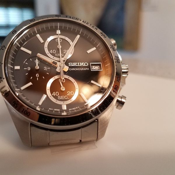 FS: Seiko Spirit Black Chronograph SBTR005 | WatchCharts