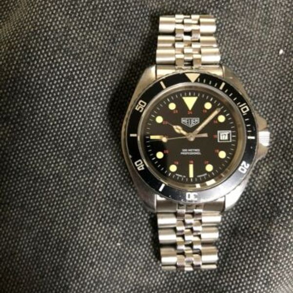 Heuer 844 Monnin Vintage 1000 Dive Watch SERVICED + PRESSURE TESTED ...