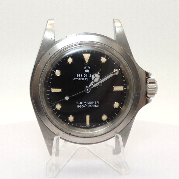 Rolex 5513 Submariner vintage Stainless steel 1987 no date automatic ...
