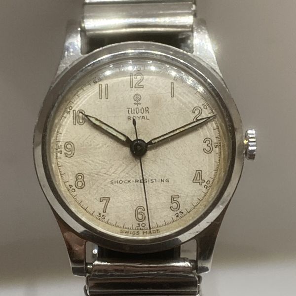 Boys Size Stainless Steel Vintage Manual Wind Tudor Royal Wrist Watch ...