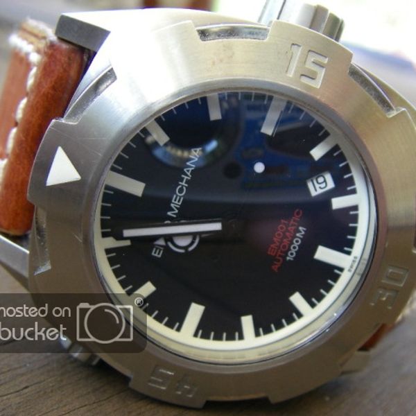 Enzo Mechana EM001 with dive style Bezel with extra straps ...