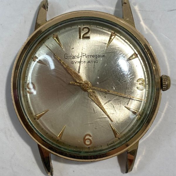 Vintage Girard Perregaux Gyromatic Automatic Men's Watch, Runs (20-#143 ...