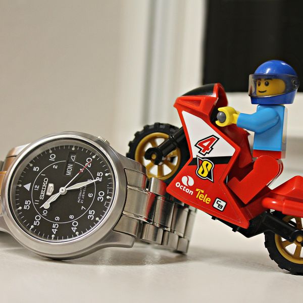FS. Omega Speedmaster bracelet on a Seiko 5! | WatchCharts Marketplace
