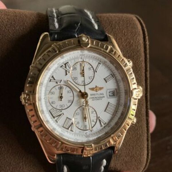 Solid Gold Breitling K13355 Crosswind In 18kt Yellow Gold | WatchCharts