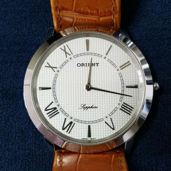 Orient PPIM-195 MBSCS 003 Slim Men's Dress Watch Leather Band Sapphire Glass | WatchCharts