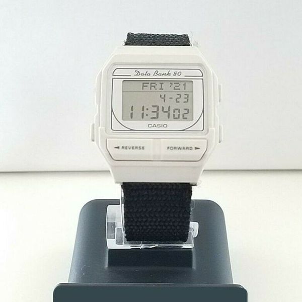 Vintage Casio Databank 80 DB-81 Men's Rare White Digital Watch ...