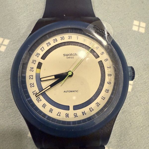 NIB SWATCH x HODINKEE SISTEM51 STOPLIGHT NEON REMIX automatic watch ...