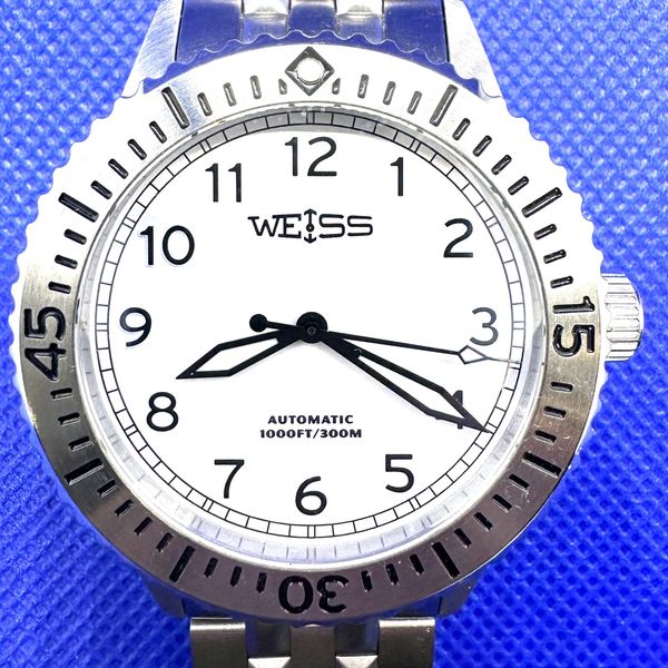 For Sale Weiss Watch Company 42 mm diver white dial | WatchCharts ...